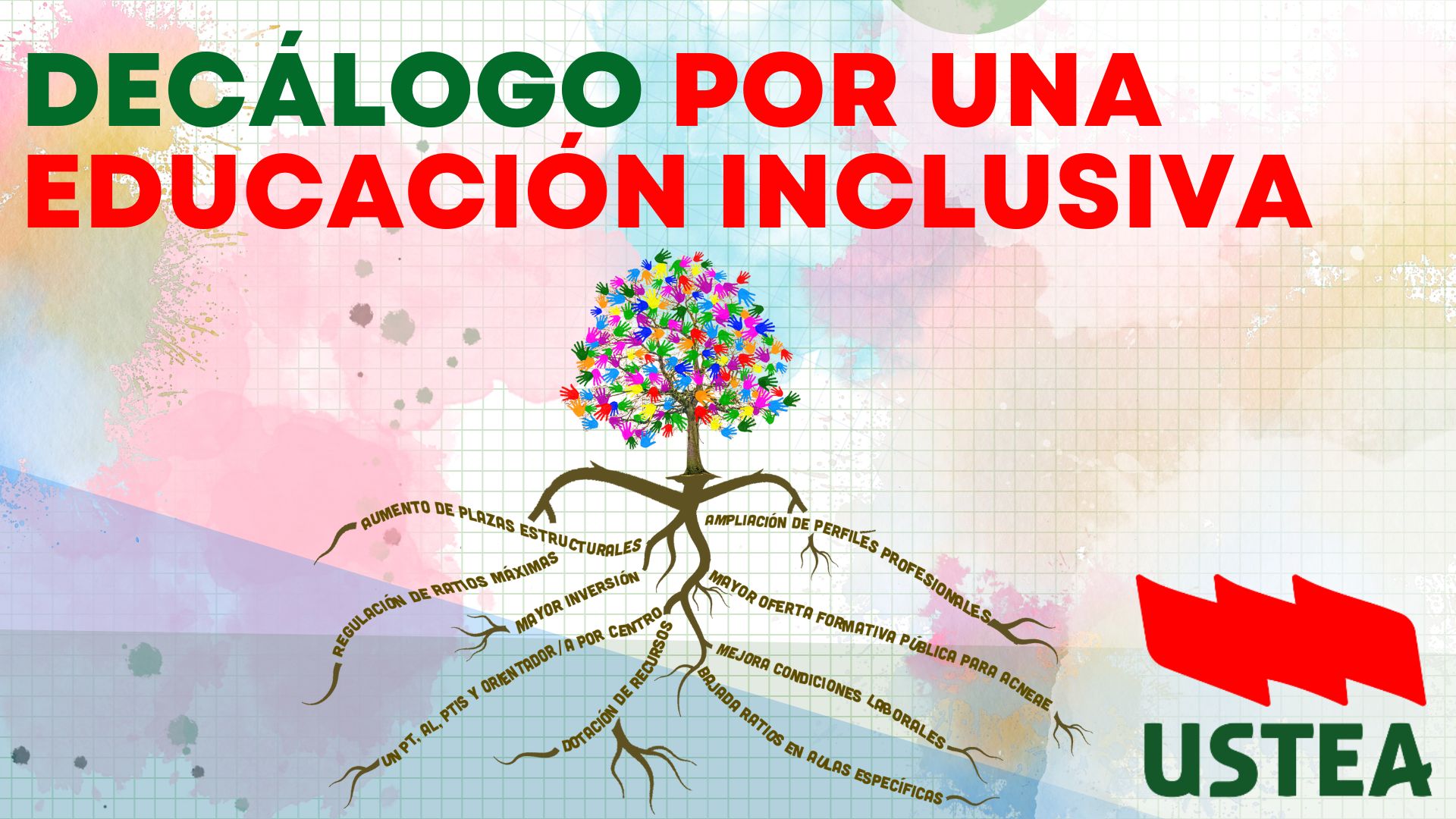 Decálogo por por un sistema educativo realmente inclusivo - USTEA Educación