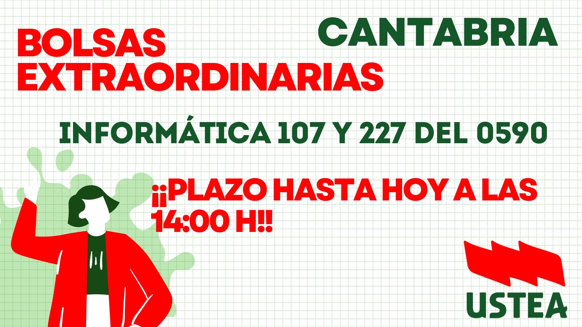 Cantabria. Bolsas extraordinarias ¡Urgente! Especialidad Informática ...